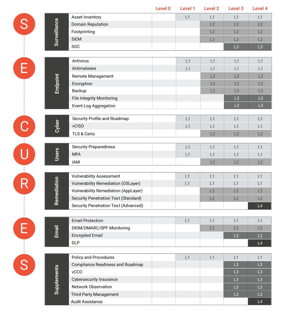 Synoptek SECURES Maturity Model